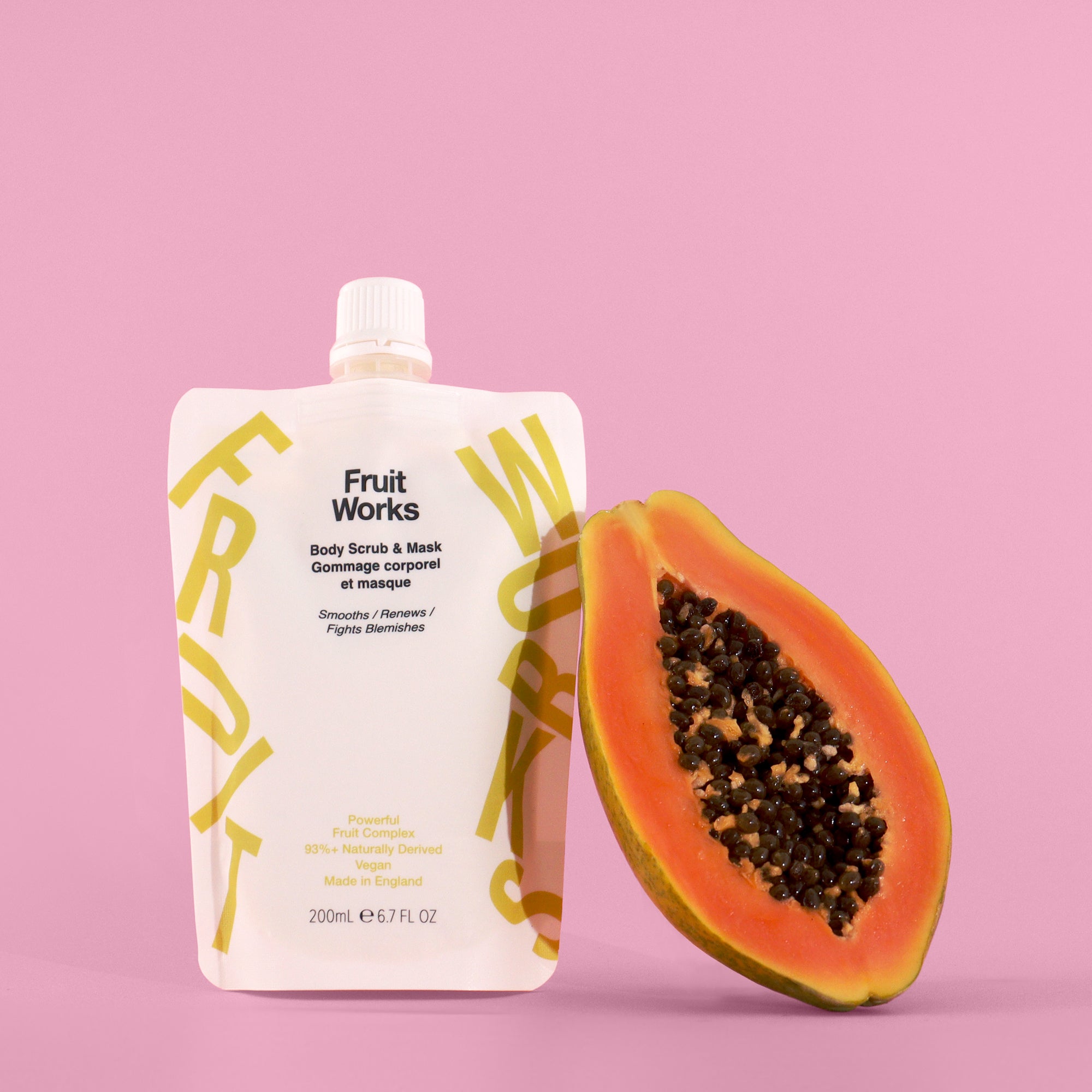 Body Scrub & Face Mask - Fruit Works Skin Care - Fruit Works