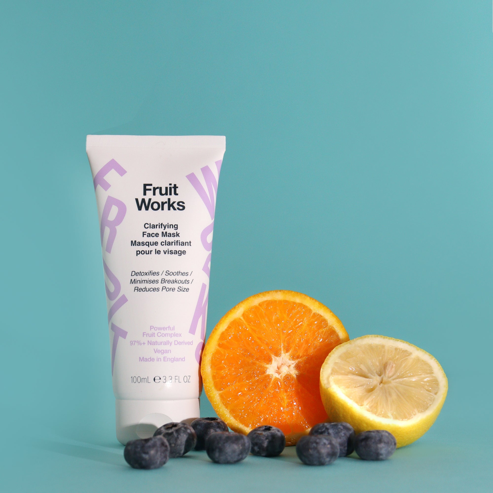 Fruit Works Clarifying Face Mask - Naturally Derived - Vegan ...