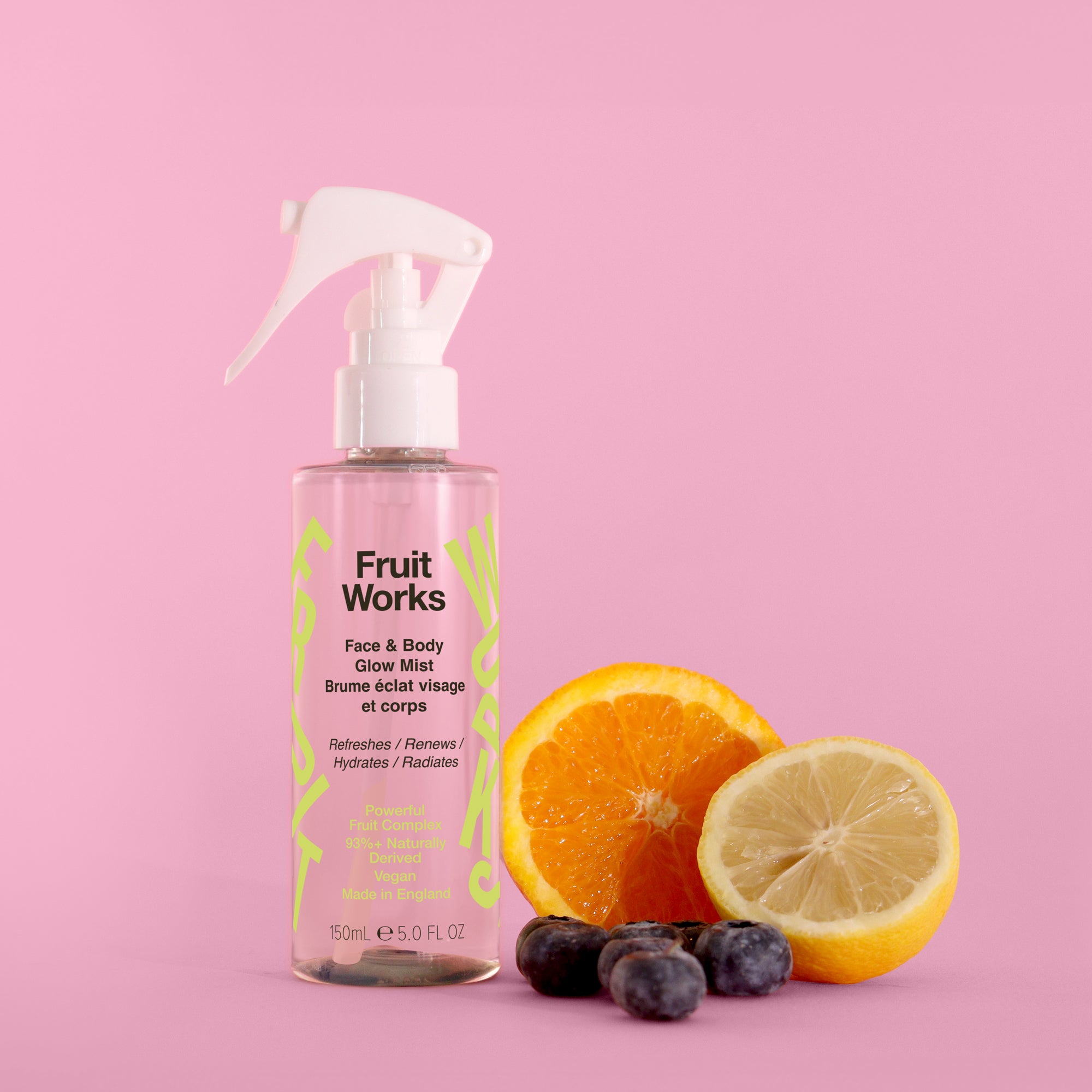 Face & Body Glow Mist - Fruit Works Skin Care - Fruit Works