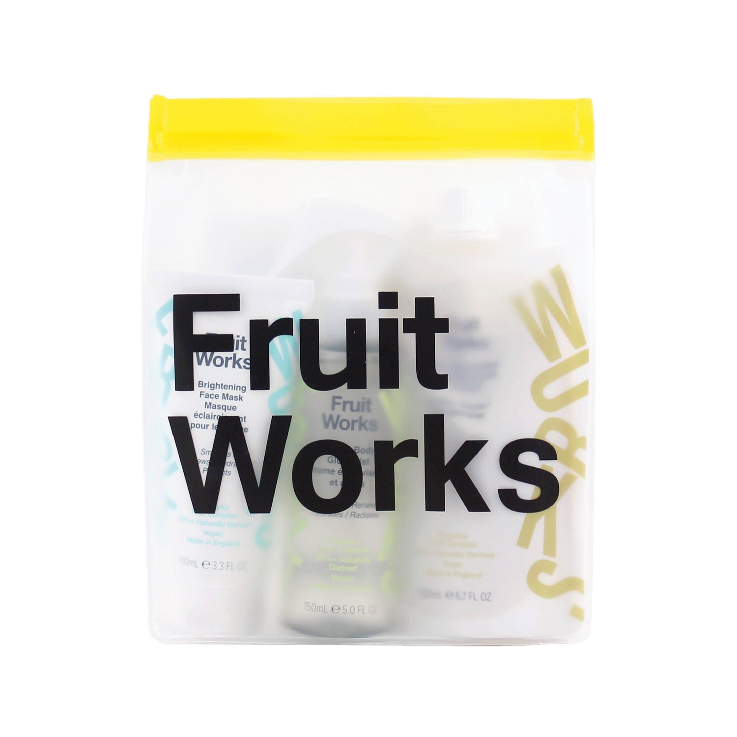 Fruit Works Glow Kit - Naturally Derived - Vegan - Dermatology Approved ...